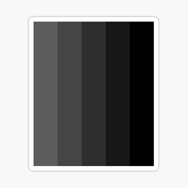 "Grey Black Shades Design" Sticker for Sale by Sarmad-Shah | Redbubble