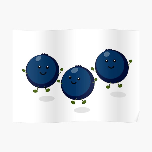 Funny Blueberries Posters | Redbubble