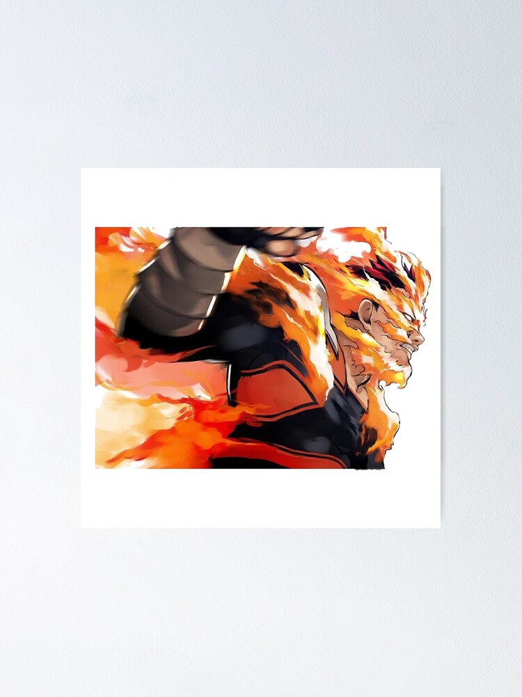 "Endeavor Punch" Poster for Sale by qttx | Redbubble