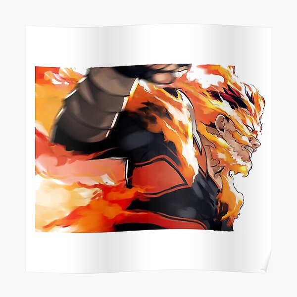 "Endeavor Punch" Poster for Sale by qttx | Redbubble