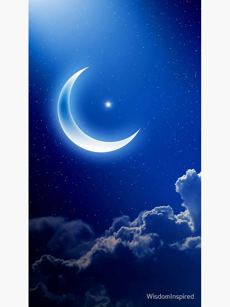 "Sickle Crescent Moon and Star" Poster for Sale by WisdomInspired ...