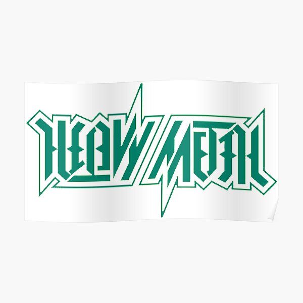 "Heavy Metal Title of Creativity Lettering Calligraphy arts text quotes ...