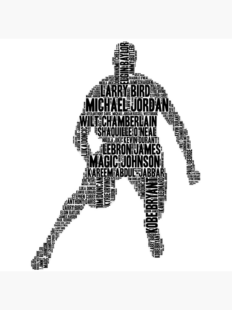 "basketball typography poster" Poster for Sale by rashadat | Redbubble