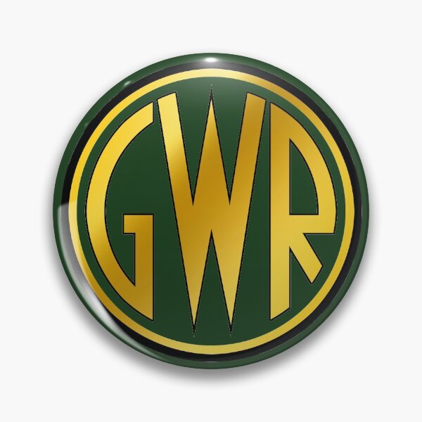 "GWR Roundel or Shirt Button (1934- 1942)" Pin for Sale by SteveHClark ...