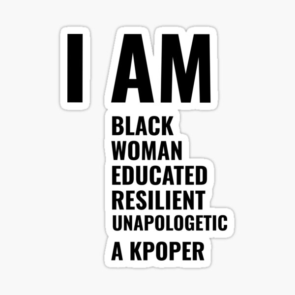 "I AM" Sticker by Edenjodie | Redbubble