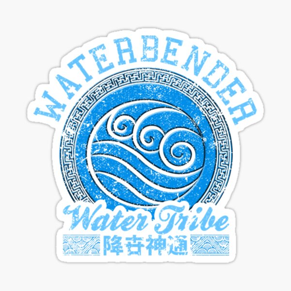 "Waterbender avatars. the last.airbenderss -" Sticker for Sale by ...