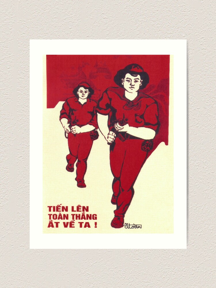 "We Will Win All The Way Forward! Vietnam War Political Army Propaganda ...