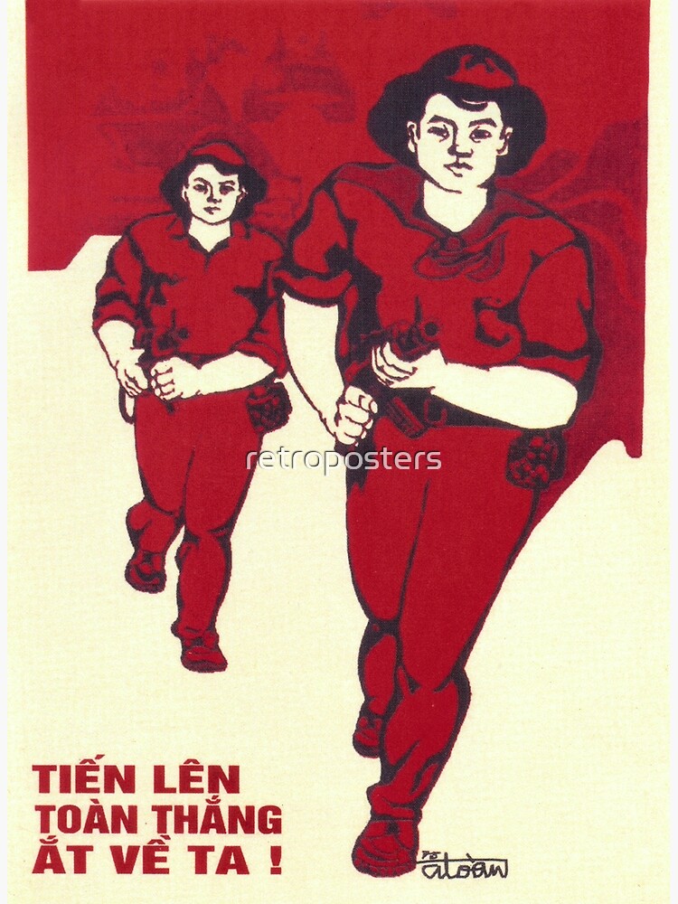 "We Will Win All The Way Forward! Vietnam War Political Army Propaganda ...