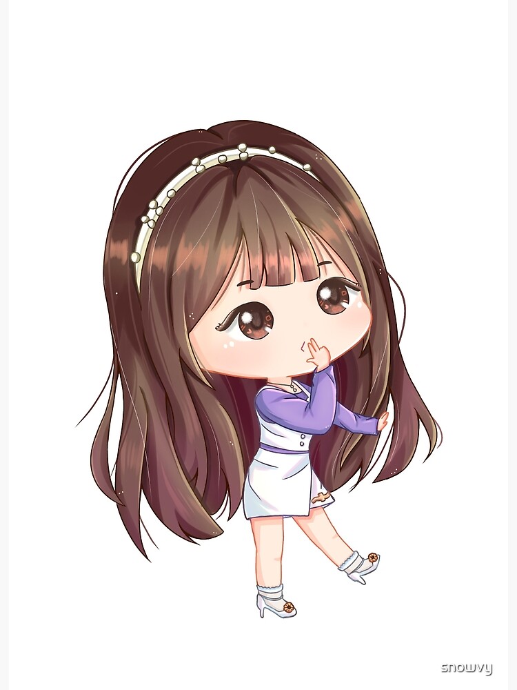 Póster «IZ * ONE Yuri Color * Iz chibi fanart» de snowvy | Redbubble