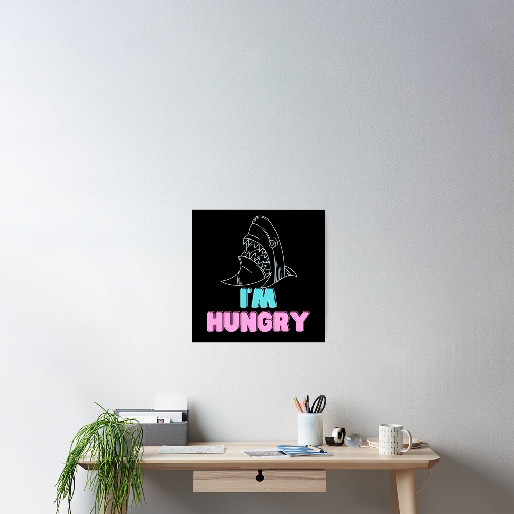 "I am hungry funny hungry angry funny shark gift idea for shark lover ...
