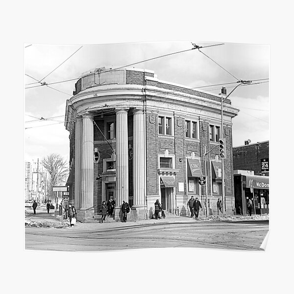 "Danforth and Broadview CIBC Building" Poster by ValentinoVisent ...