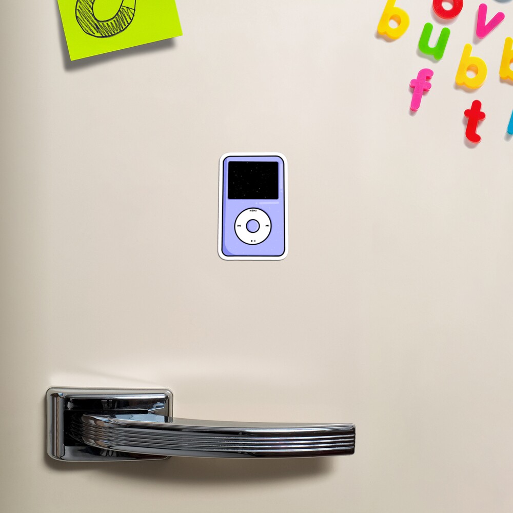 "purple glittery IPod " Sticker for Sale by lolalistic | Redbubble