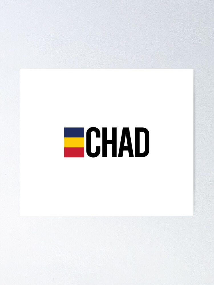 "Chad Minimal Design collection" Poster for Sale by randomorder | Redbubble