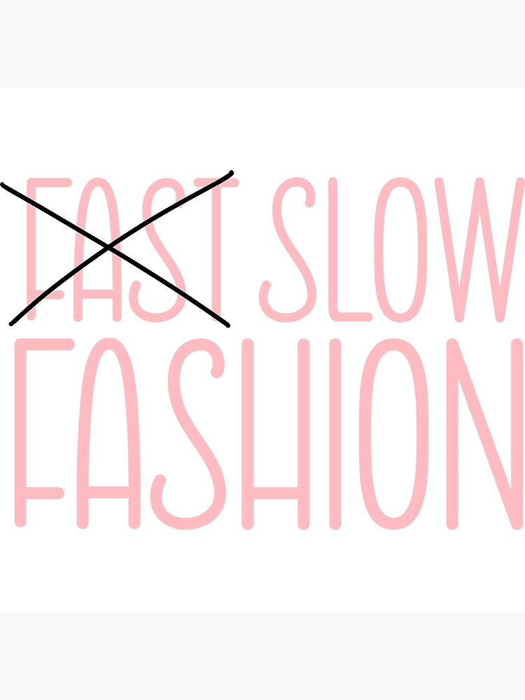 "Against Fast Fashion Aesthetic Quote" Poster for Sale by CaitlinCerys ...