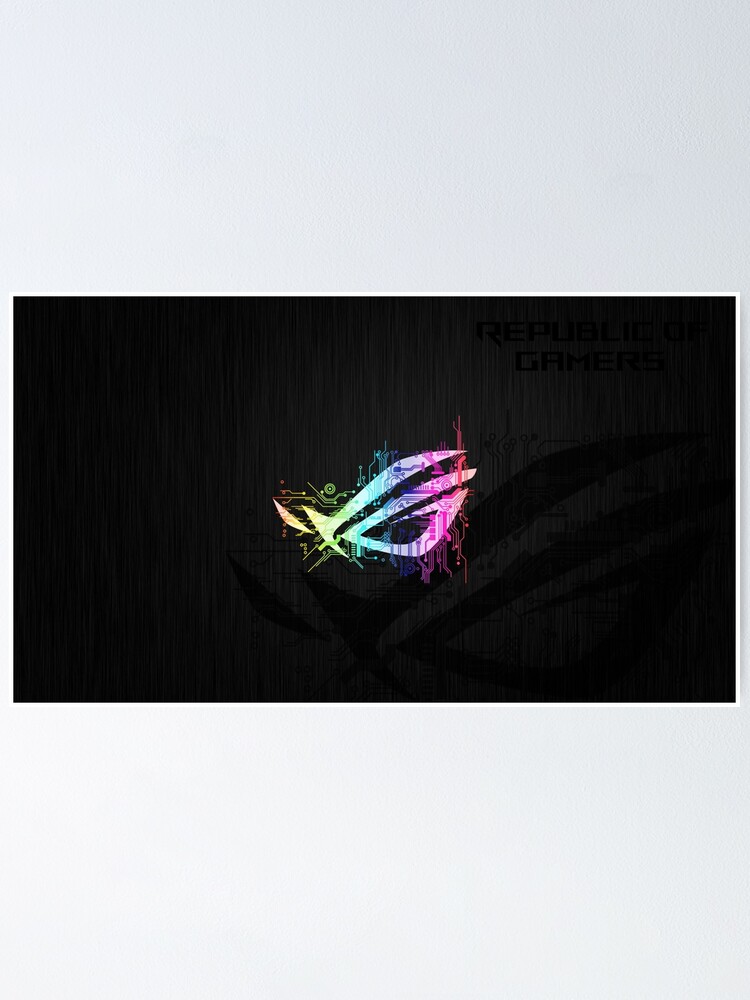 "ROG" Poster for Sale by LHRxSALU | Redbubble