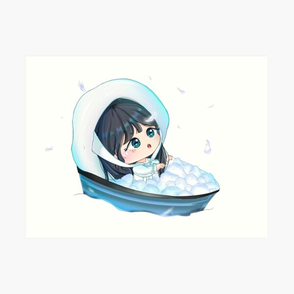 "IZ*ONE WonYoung Secret Story of the Swan Chibi Fanart" Art Print by ...