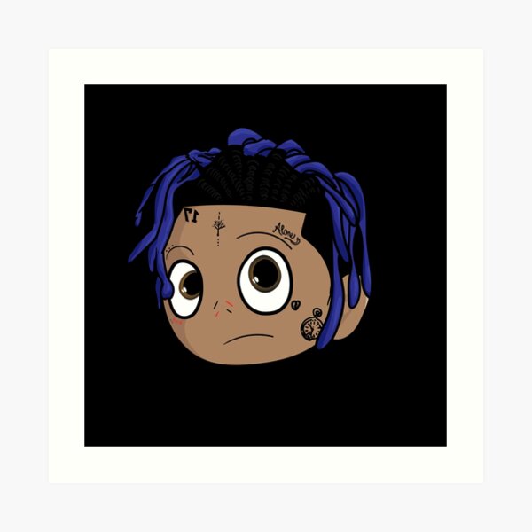 "xxxtentacion cartoon" Art Print by shadowcrea | Redbubble