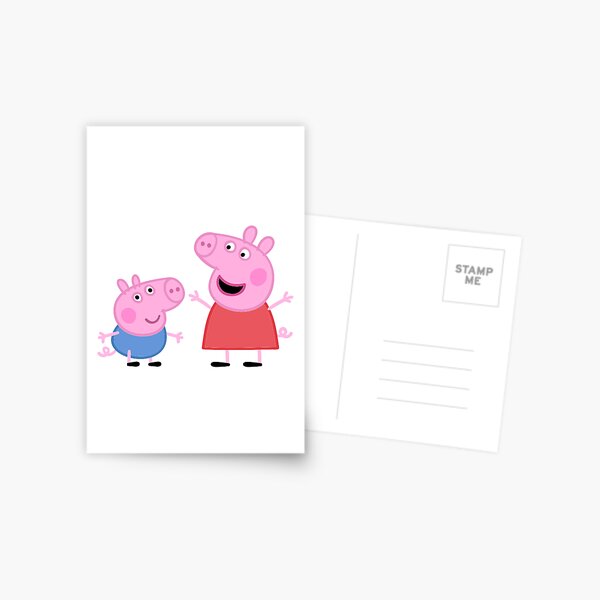 "Pepa pig " Postcard for Sale by bubblebu | Redbubble