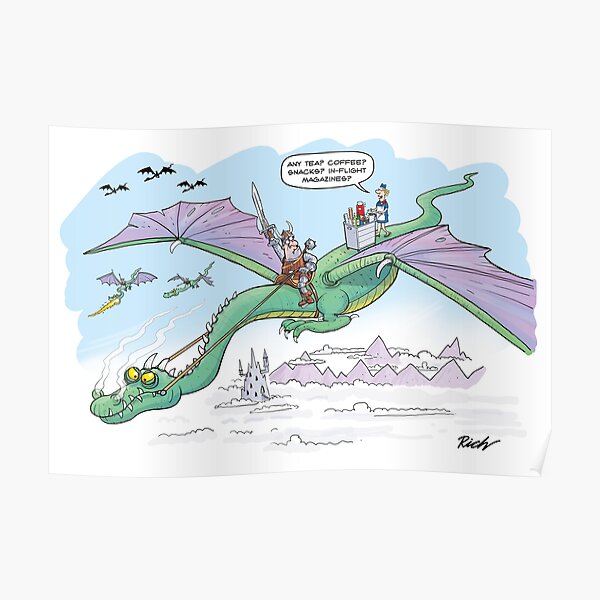 "Rich Skipworth: In Flight Service" Poster for Sale by TheCCGBshop ...