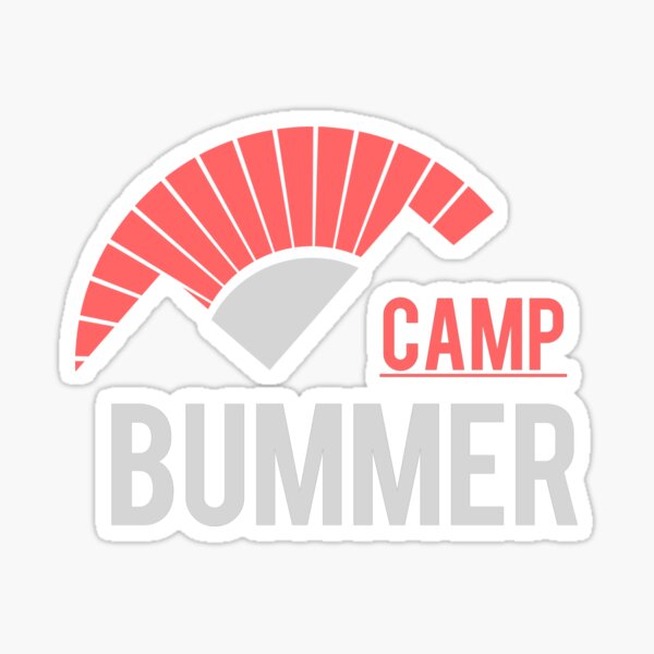 "Bummer camp t-shirt new design for unique gifts " Sticker for Sale by ...