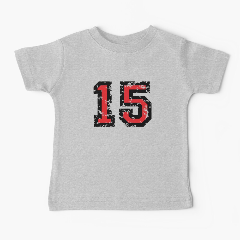 "Number Fifteen - No. 15 (two-color) red" Sticker for Sale by ...