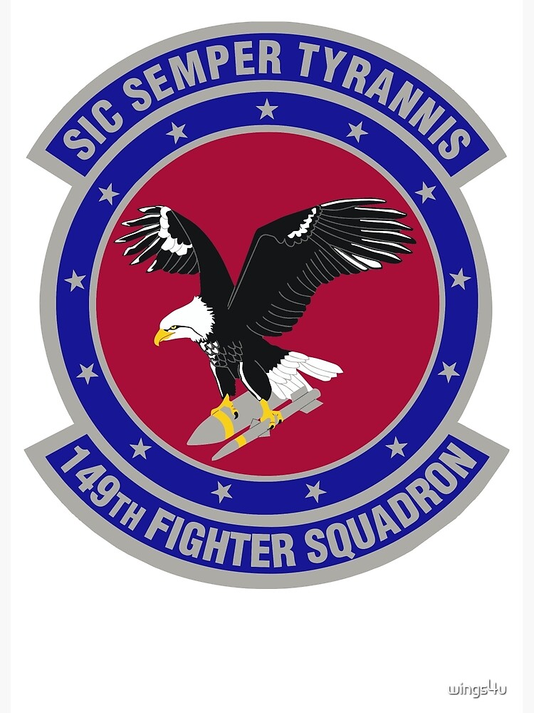 "149th Fighter Squadron" Art Print by wings4u | Redbubble