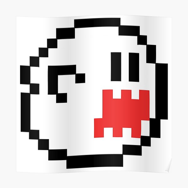 "8 bit ghost" Poster by AlwaysLost | Redbubble