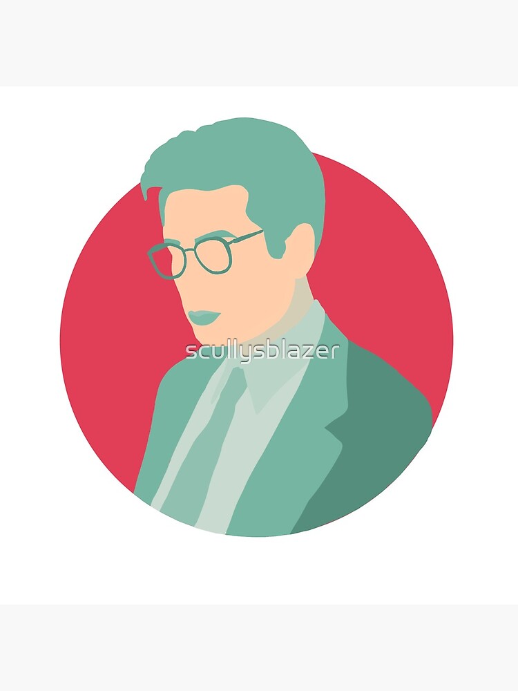 Póster «Fox Mulder THE X FILES Ilustración digital David Duchovny Retro ...