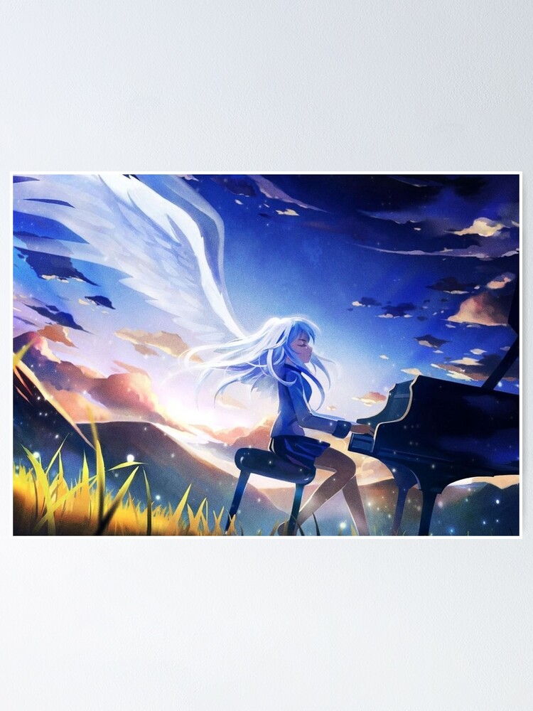 "Angel Beats! Character 18" Poster for Sale by angelbeatsjdm | Redbubble