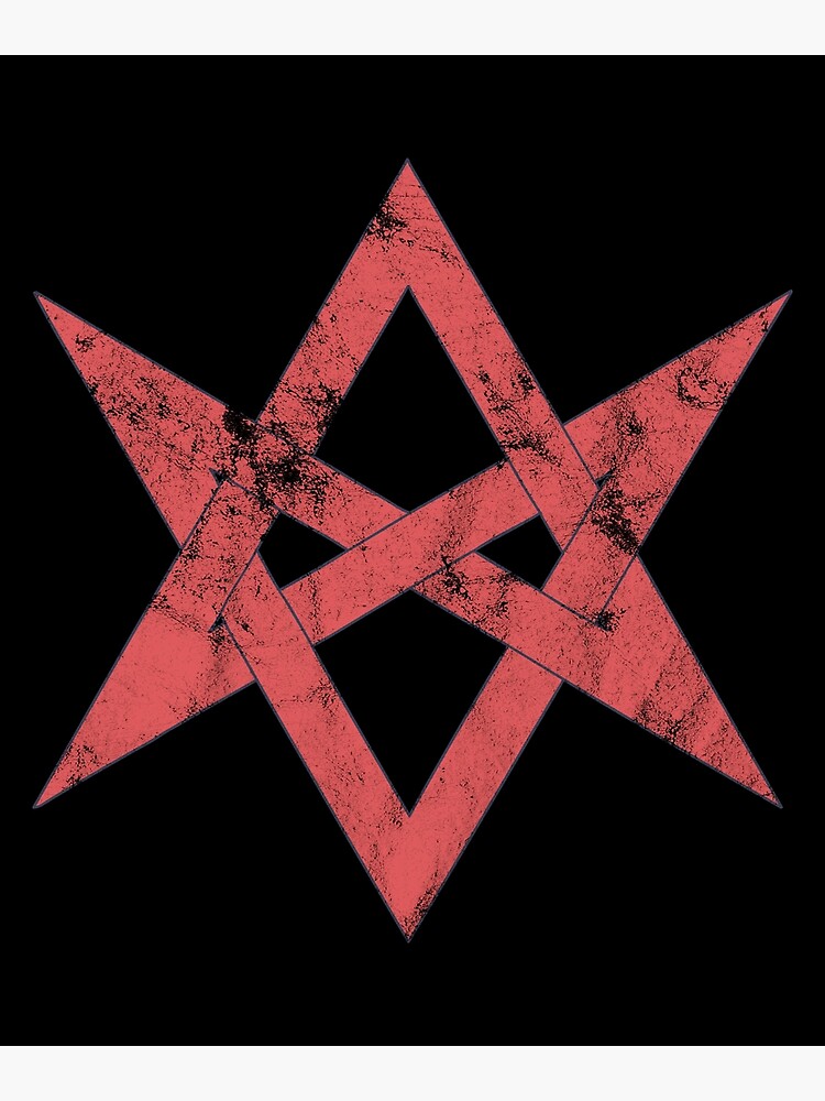 "Distressed Asmodeus - Horned Symbol - Sinful Occult" Poster for Sale ...