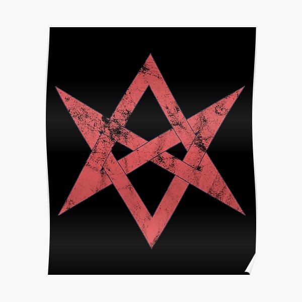 "Distressed Asmodeus - Horned Symbol - Sinful Occult" Poster for Sale ...