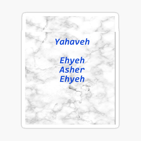 "Names of God" Sticker by ErinTr | Redbubble