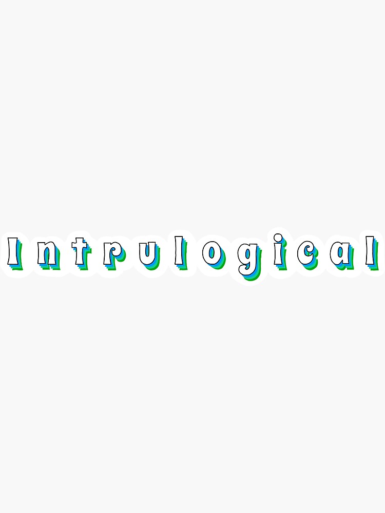 "Intrulogical" Sticker for Sale by Togamers | Redbubble