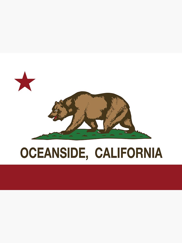"Oceanside California Republic Flag " Poster for Sale by NorCal | Redbubble