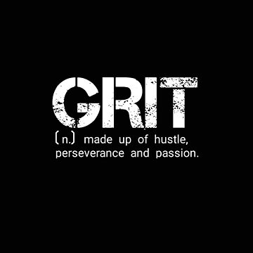 "Grit Definition" Poster for Sale by thebearderhood | Redbubble