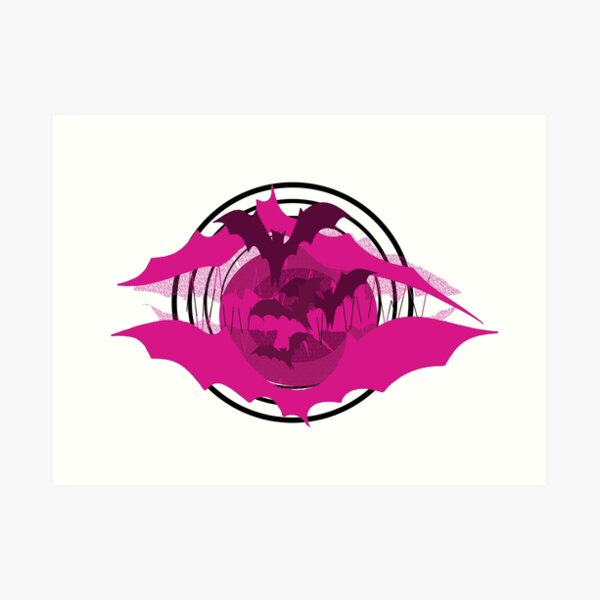 "Bat Scream" Art Print for Sale by CARatART | Redbubble