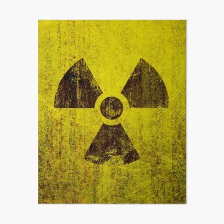 "Rusted Radioactive Symbol" Art Board Print for Sale by staticnoise ...