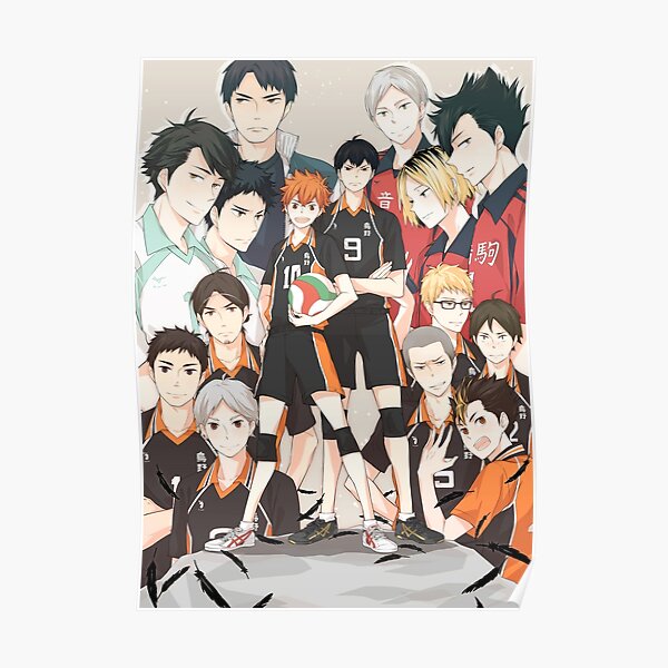 "Haikyuu!!Fight To Champ" Poster for Sale by nicholas-hanes | Redbubble