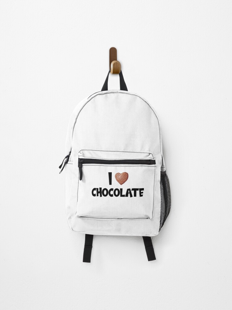 "Sweet Tooth - Chocolate & Candy Lovers - I Love Chocolate" Backpack ...