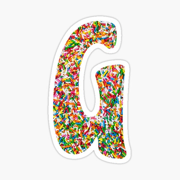 "Letter G sticker " Sticker for Sale by StickersbyTasha | Redbubble