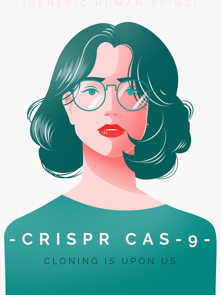 "Crispr Cas-9" Sticker for Sale by AwesomeSciAp | Redbubble