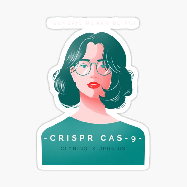"Crispr Cas-9" Sticker for Sale by AwesomeSciAp | Redbubble