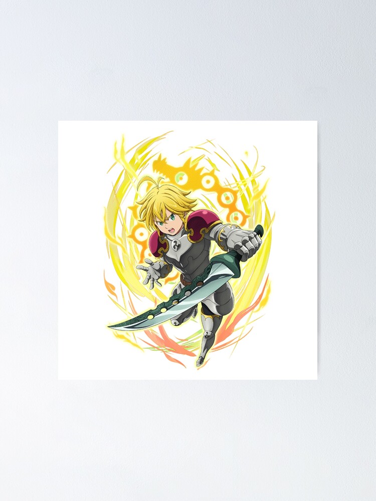 "Meliodas - The seven deadly sins" Poster by JosephPetersen8 | Redbubble