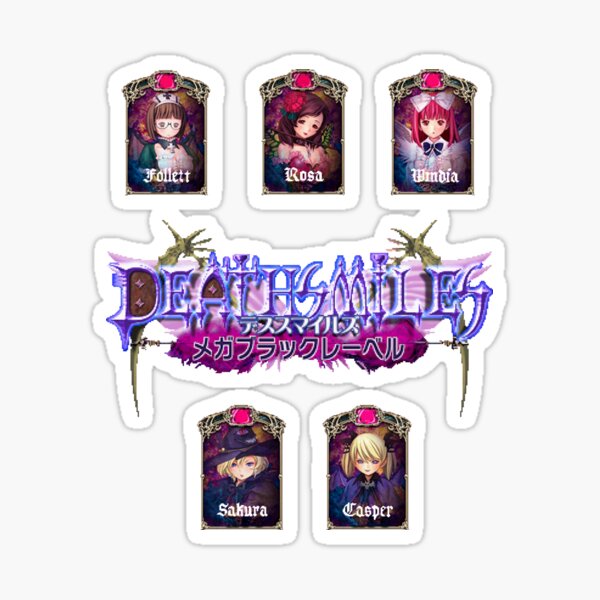 "Deathsmiles" Sticker for Sale by BlankFuturez | Redbubble