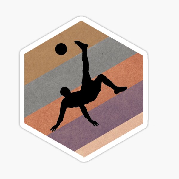 "Football kick" Sticker by IZ-STAR | Redbubble
