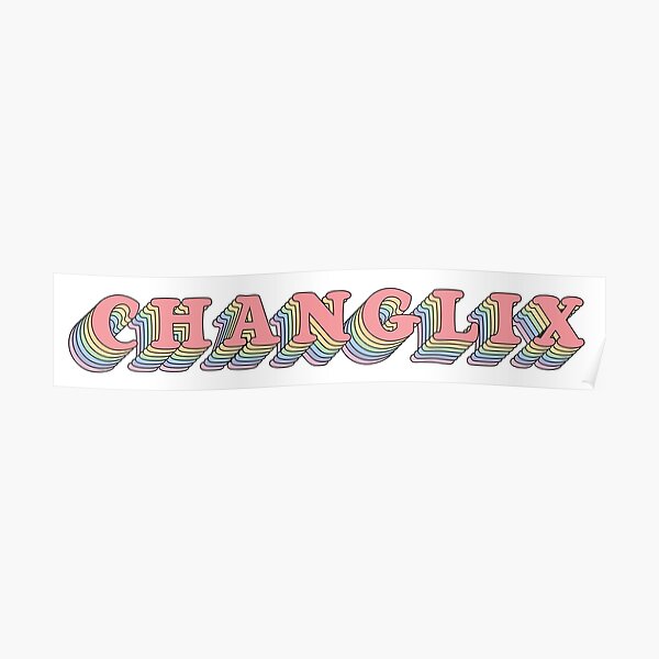 "CHANGLIX Stray Kids Ships Changbin Felix RETRO Cute " Poster for Sale ...