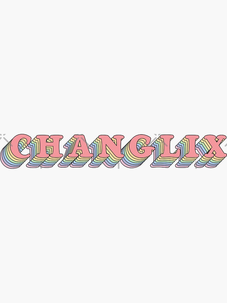 "CHANGLIX Stray Kids Ships Changbin Felix RETRO Cute " Sticker by ...