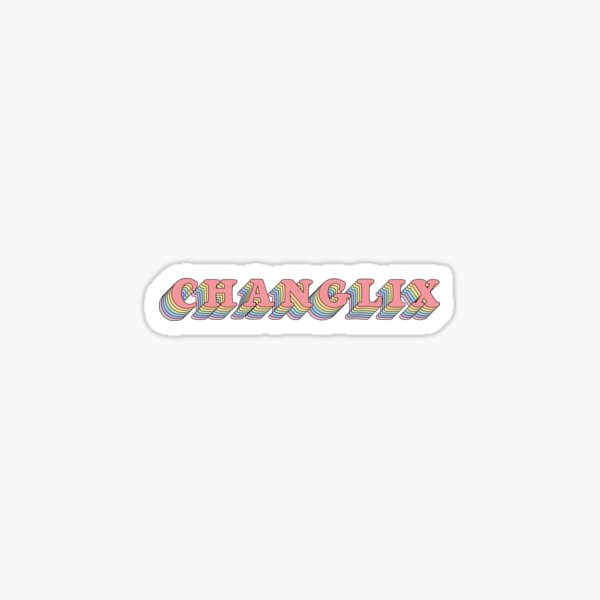 "CHANGLIX Stray Kids Ships Changbin Felix RETRO Cute " Sticker by ...