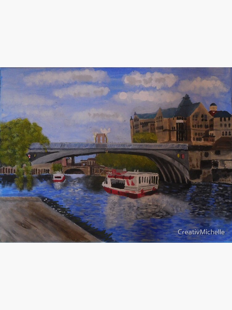 "Lendal Bridge, York" Sticker by CreativMichelle | Redbubble