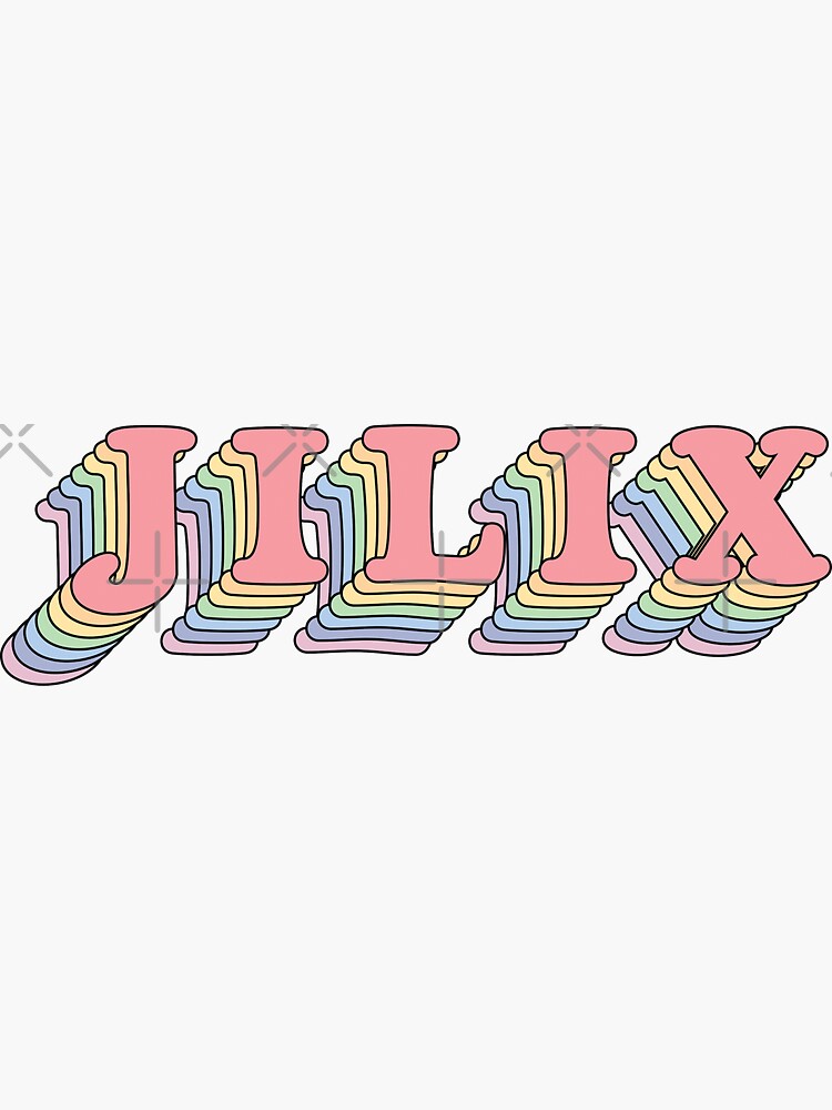 "JILIX Stray Kids Ships Jisung Han Felix RETRO Cute " Sticker by ...